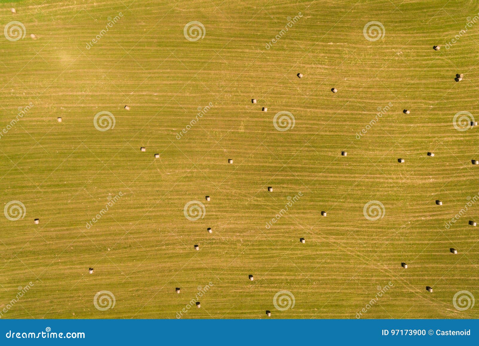 Field with haystacks stock photo. Image of ground, golden - 97173900