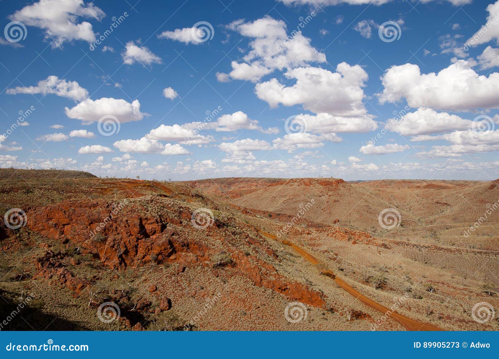 Field for Iron Ore Exploration - Pilbara - Australia Stock Image ...