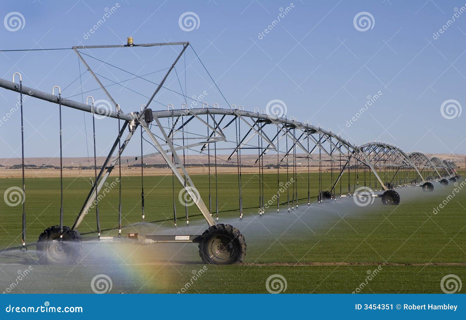 Field Irrigation System stock image. Image of farm, farming - 3454351