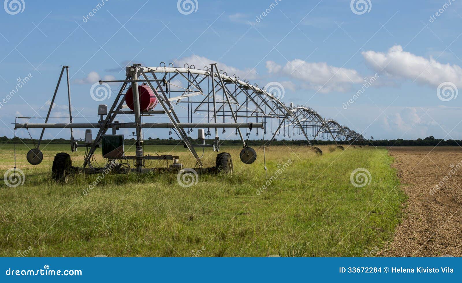Field irrigation system stock photo. Image of system - 33672284