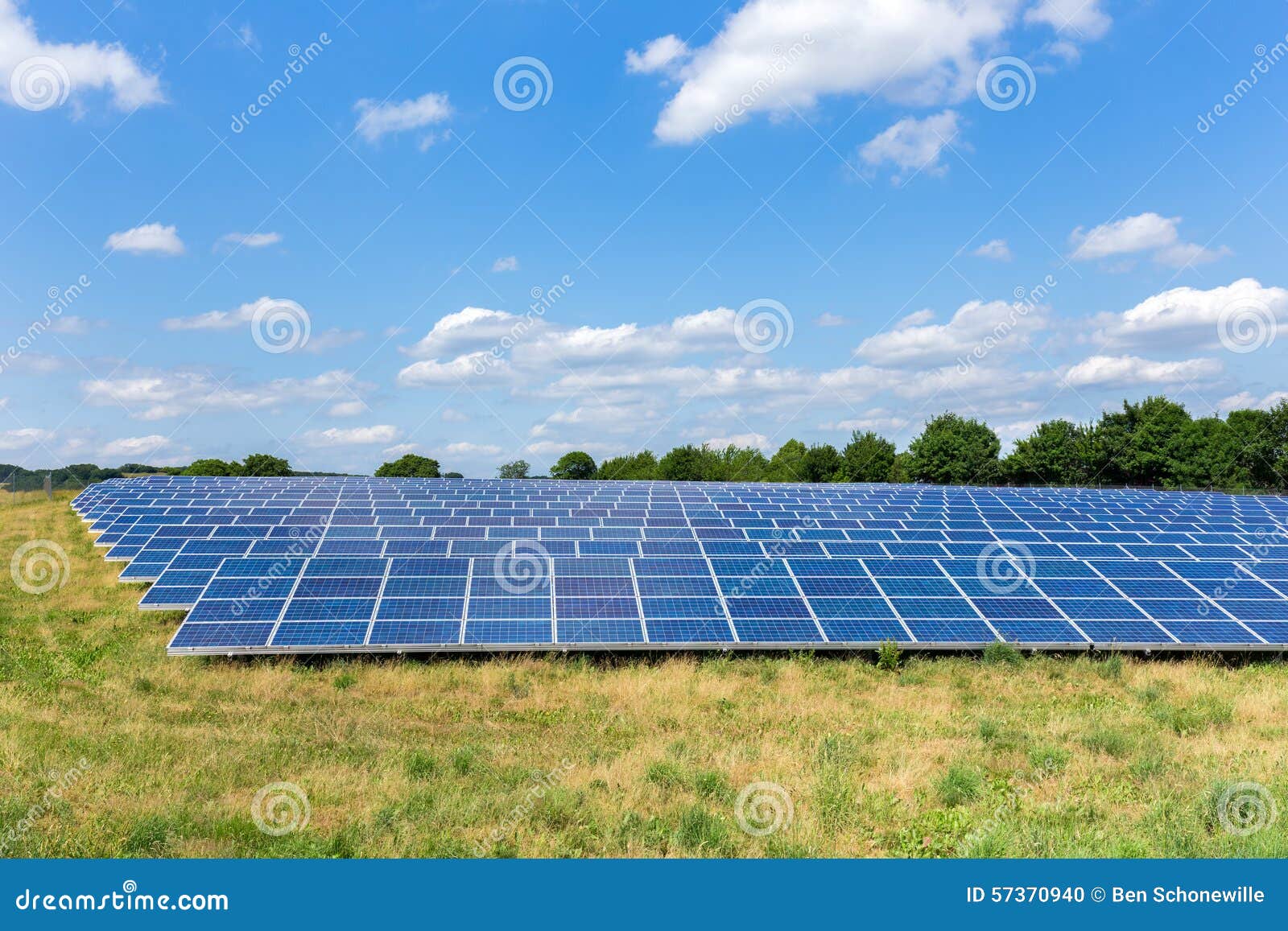 Field with Lots of Solar Collectors Stock Photo - Image of ground ...