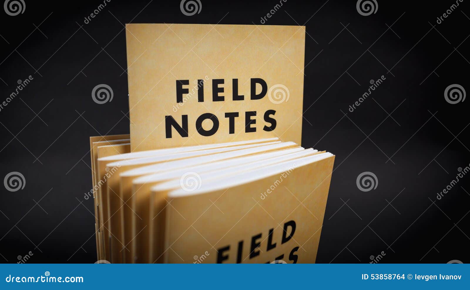 Field notes notebooks stock photo. Image of paper, notebook - 53858764