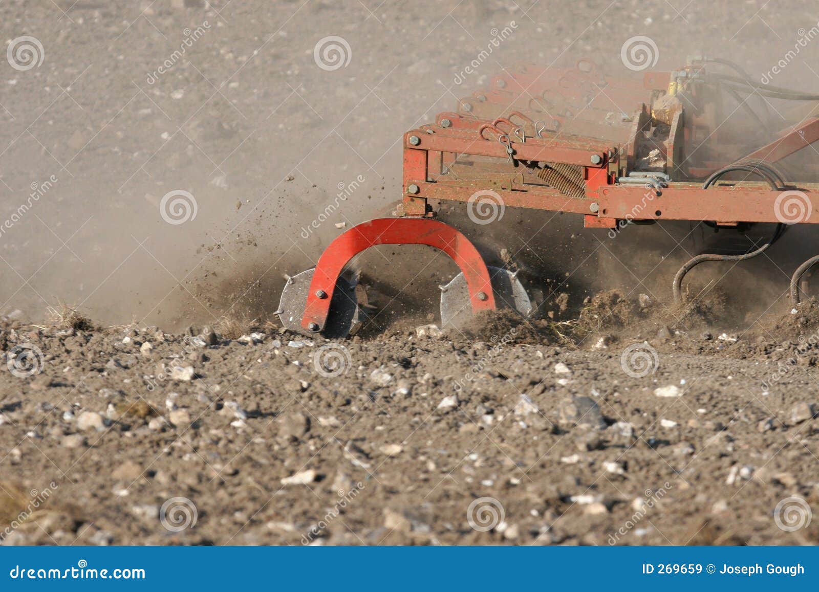 Field Preparation stock image. Image of plow, dirt, implement - 269659