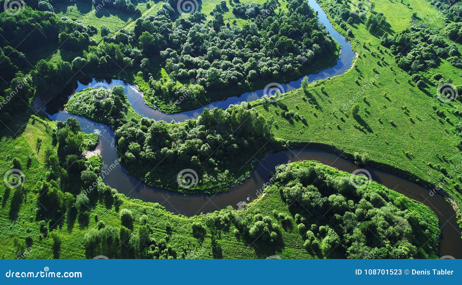 Field and river stock image. Image of grass, hill, river - 108701523