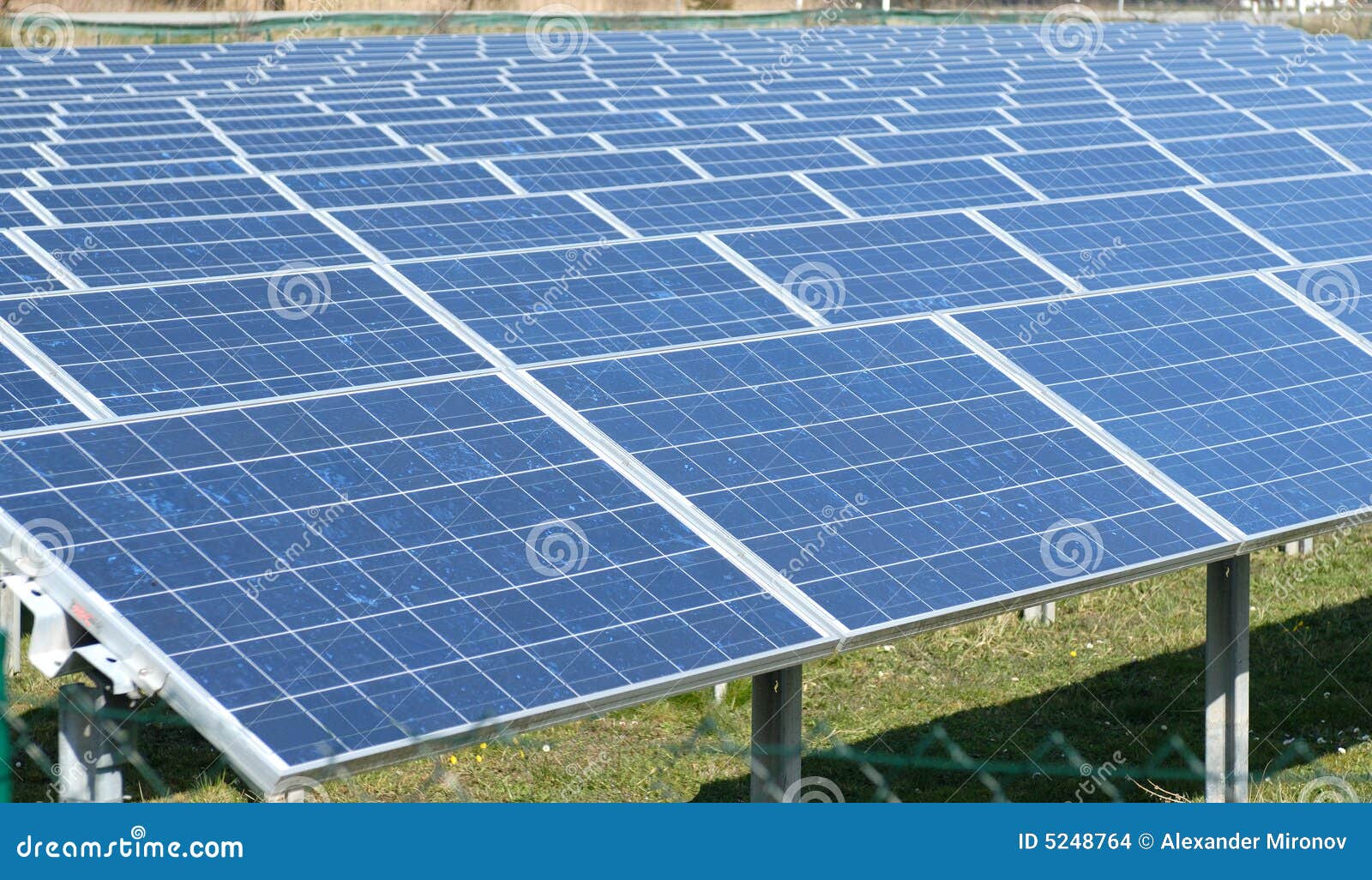 Field of solar batteries stock photo. Image of field, engineering - 5248764