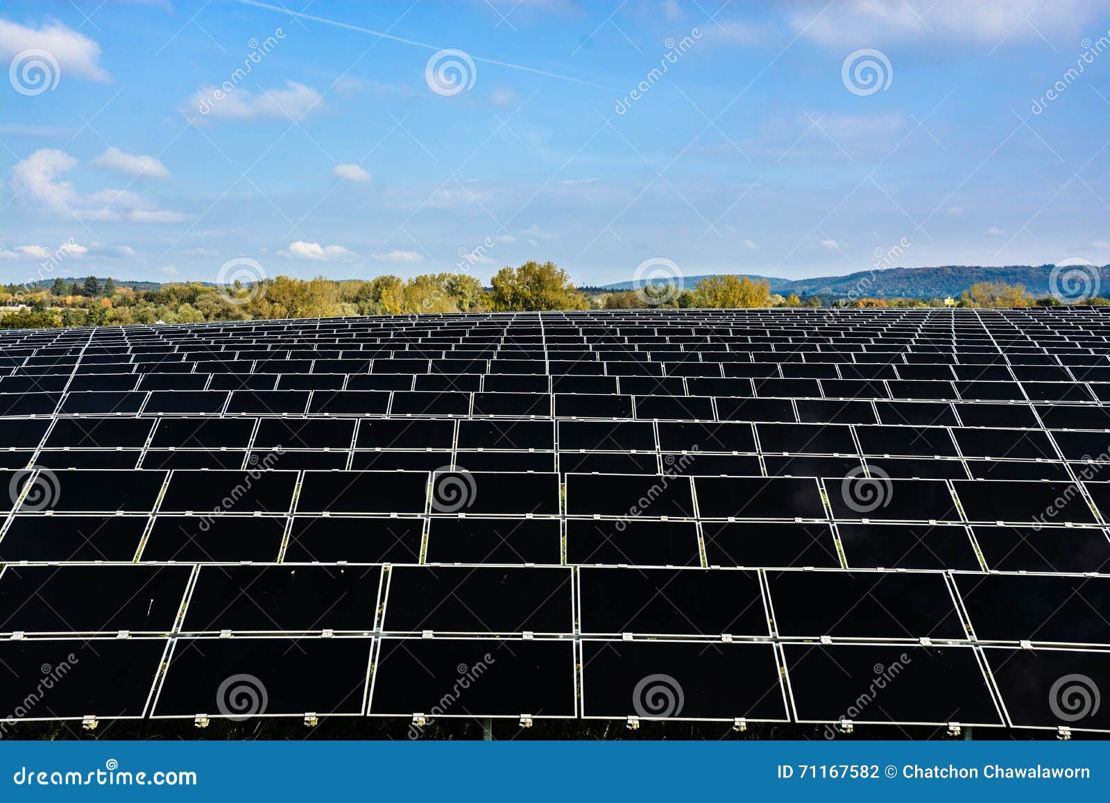 Field of solar cells stock photo. Image of light, renewable - 71167582