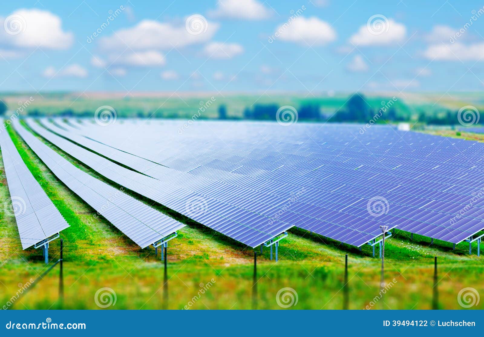 Field of solar panels stock photo. Image of nature, panels - 39494122