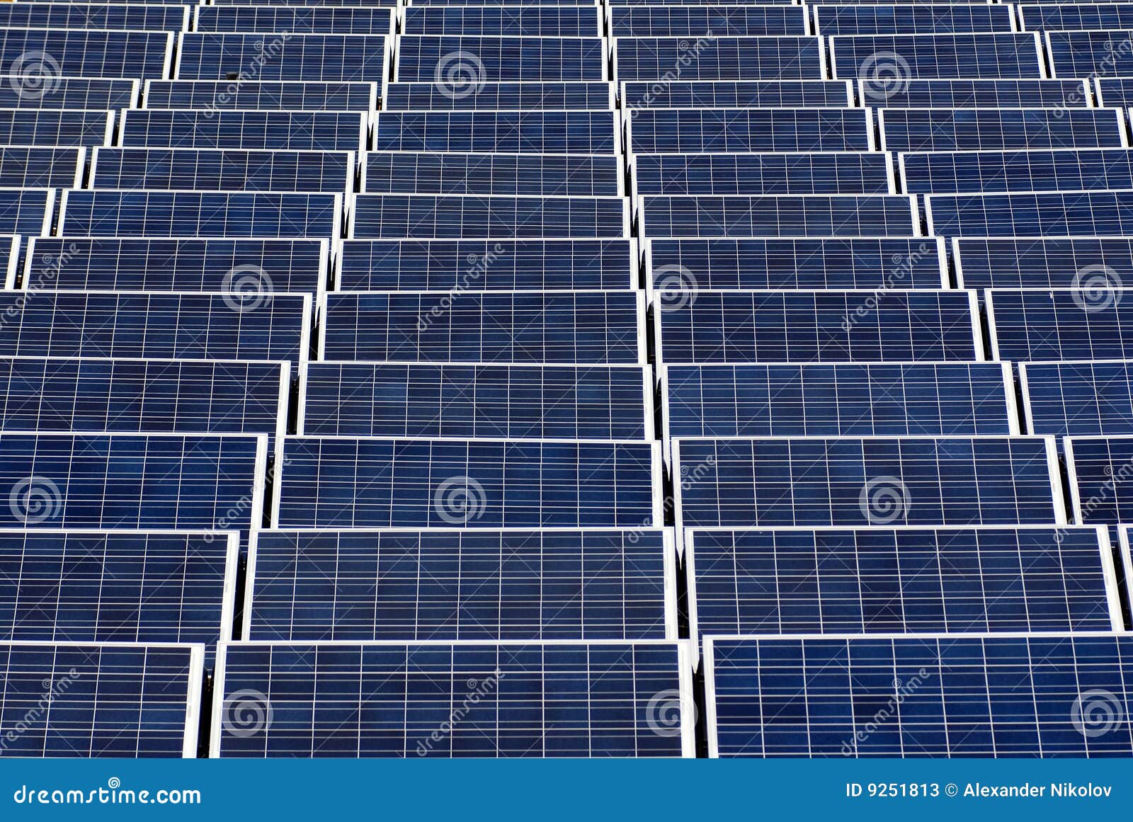Field of Solar panels stock image. Image of heat, panel - 9251813