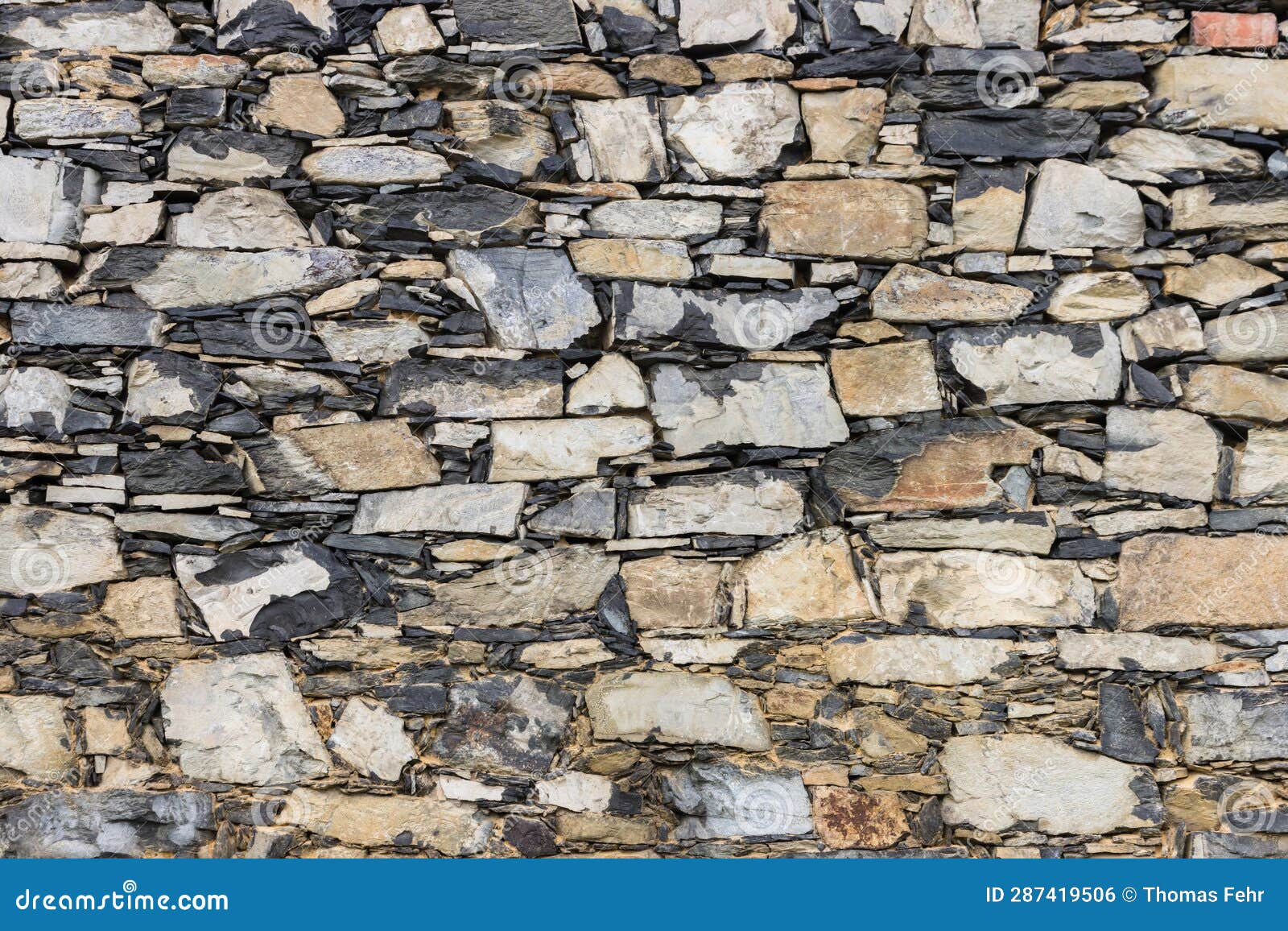 Field stone wall stock photo. Image of brick, pattern - 287419506