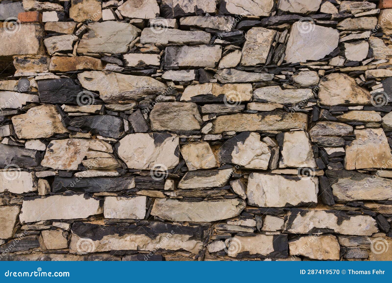 Field stone wall stock photo. Image of textured, construction - 287419570