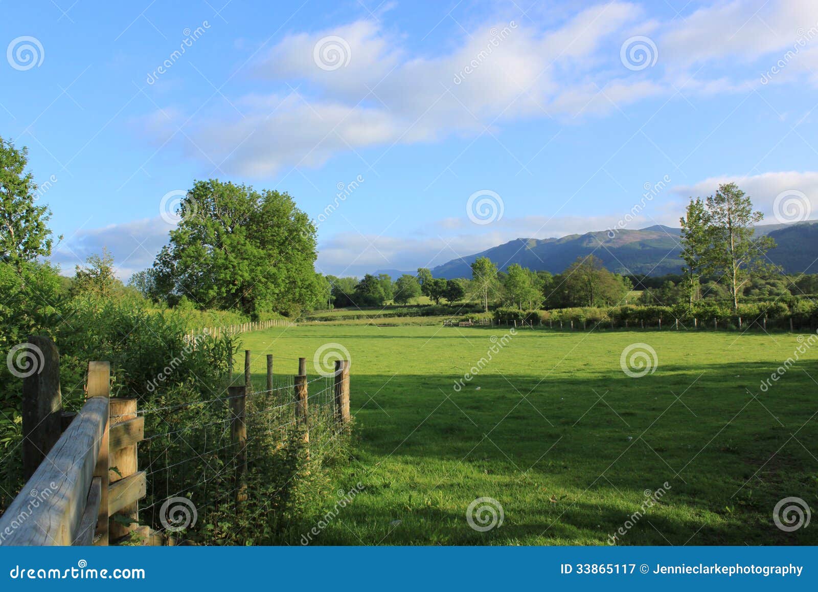 Field in Sunshine stock image. Image of view, lake, sunshine - 33865117