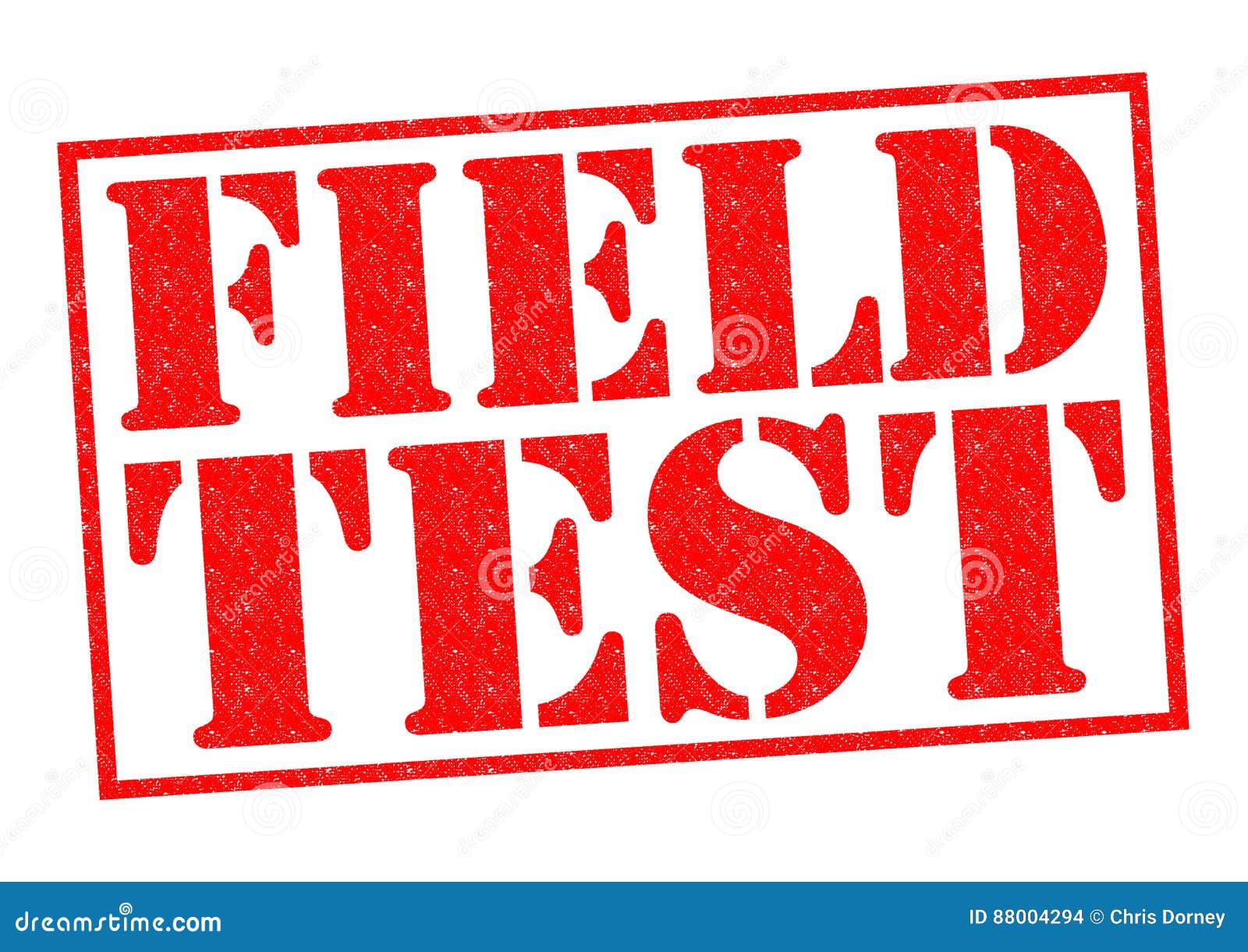 Field Test Rubber Stamp Cartoon Vector | CartoonDealer.com #89081165