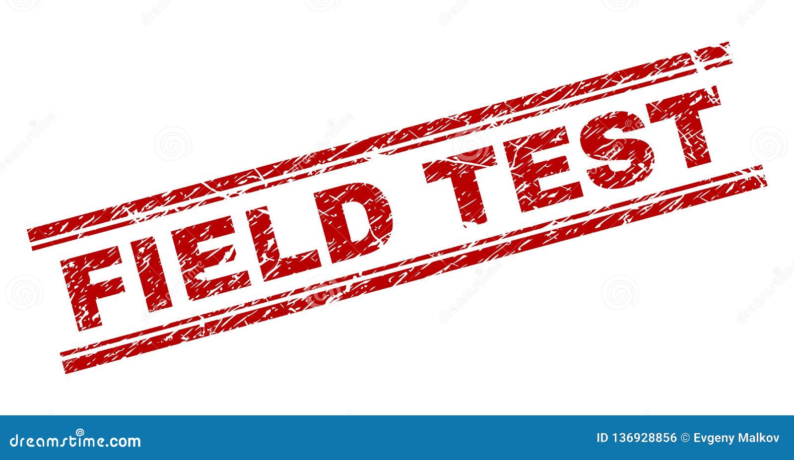 Scratched Textured FIELD TEST Stamp Seal Stock Vector - Illustration of ...