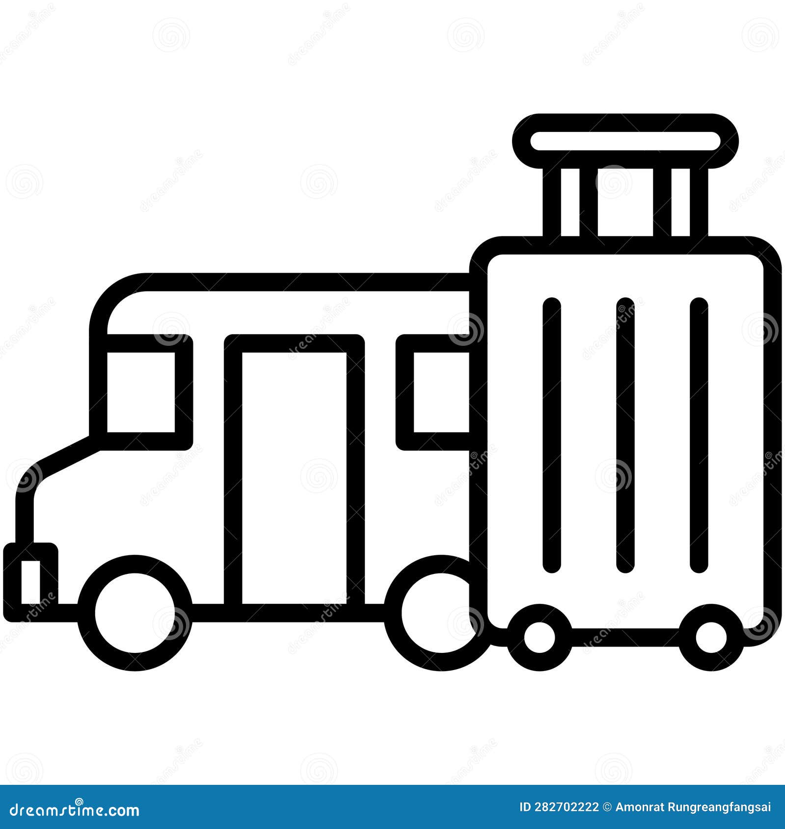 Field Trip Icon, High School Related Vector Illustration Stock Vector ...