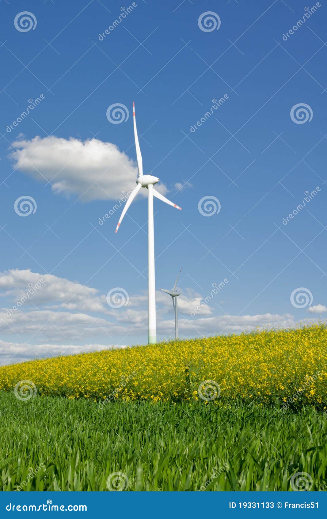 Field with windmill stock image. Image of alternative - 19331133