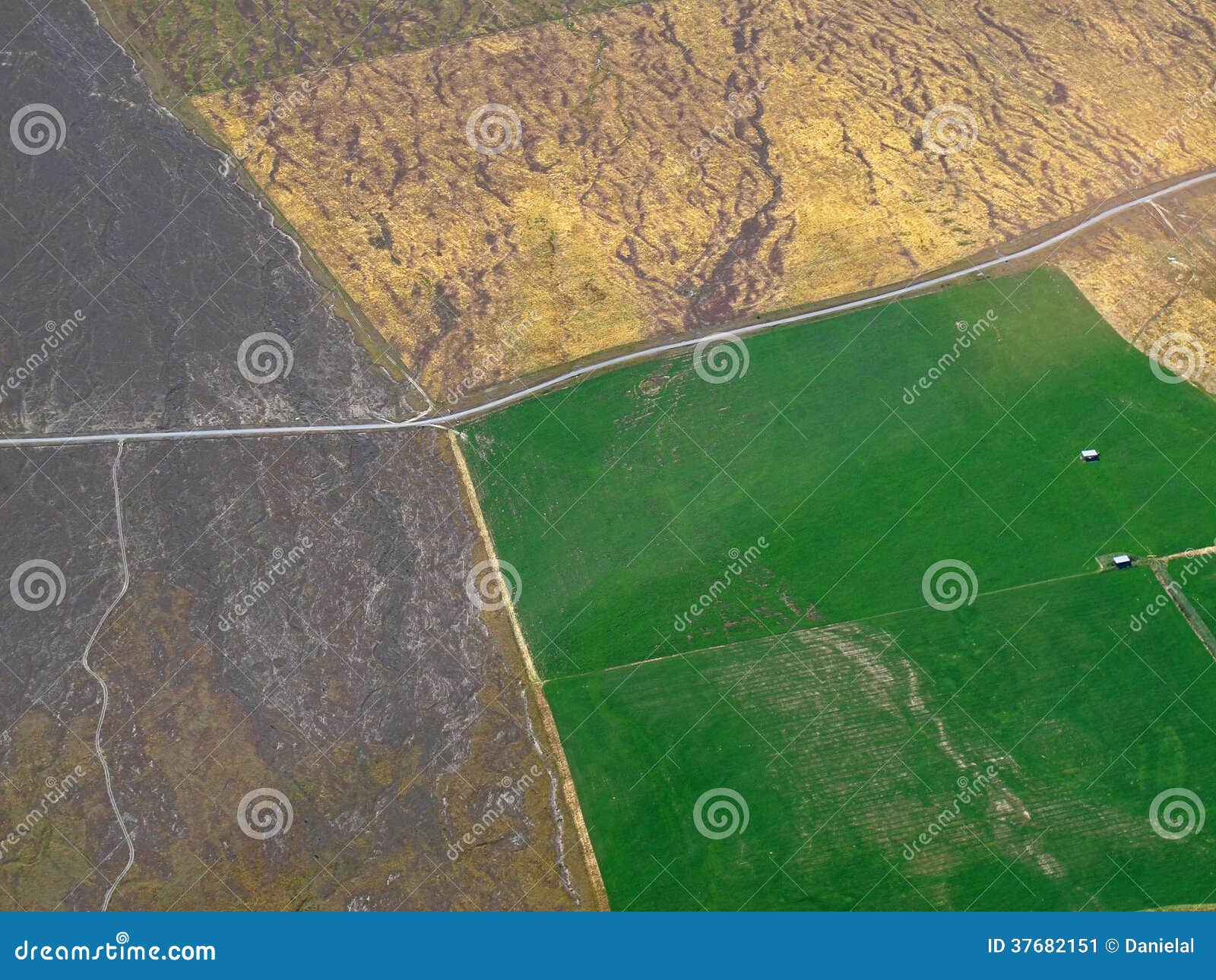 Fields from above stock image. Image of cross, green - 37682151
