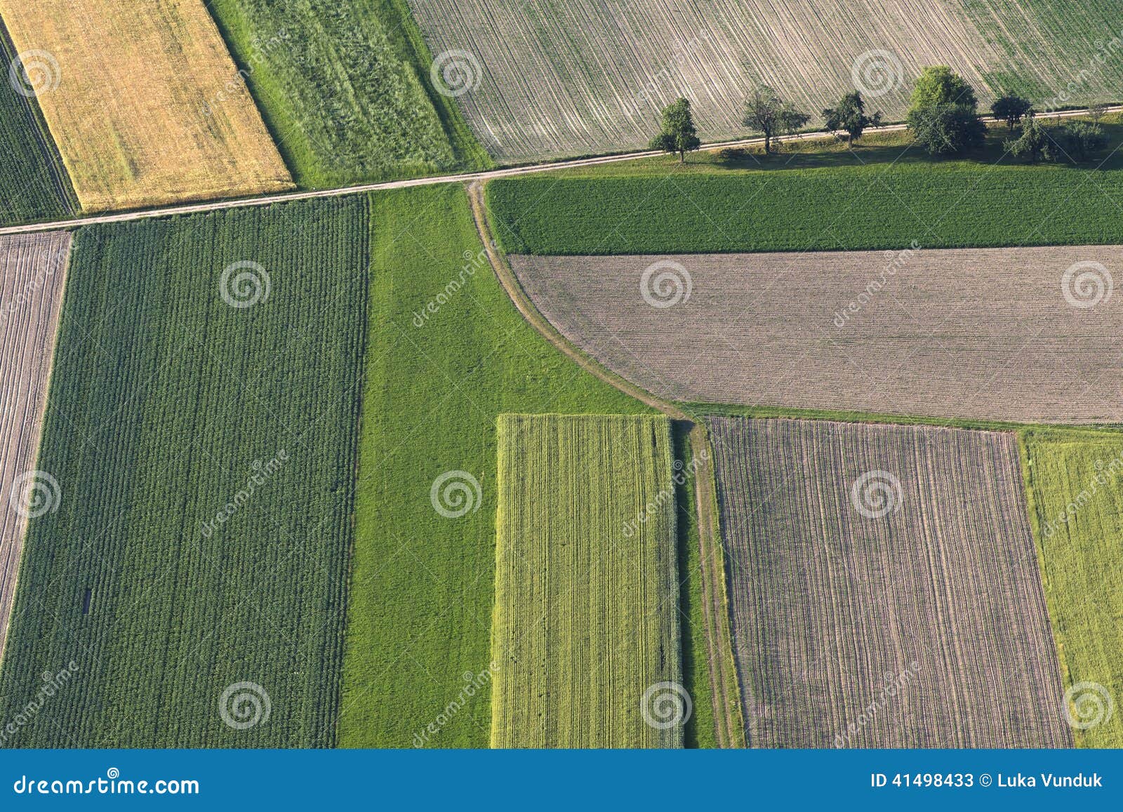Fields from above stock image. Image of land, biking - 41498433
