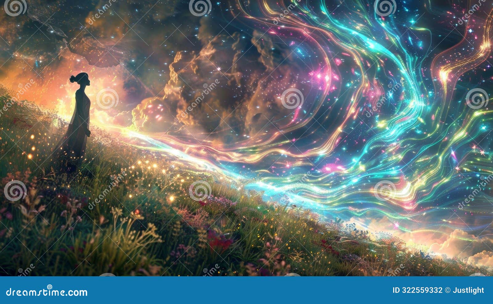 The Fields are Alive with the Hum of Quantum Energy a Continuous Flow ...