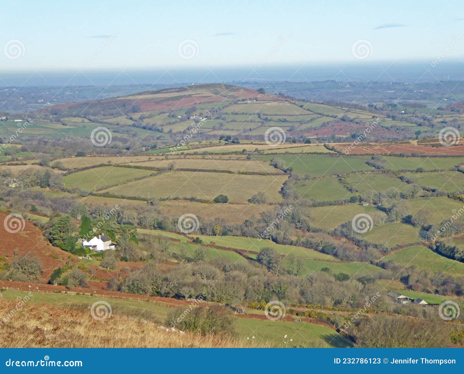 Fields of Dartmoor from King Tor Stock Image - Image of king, nature ...