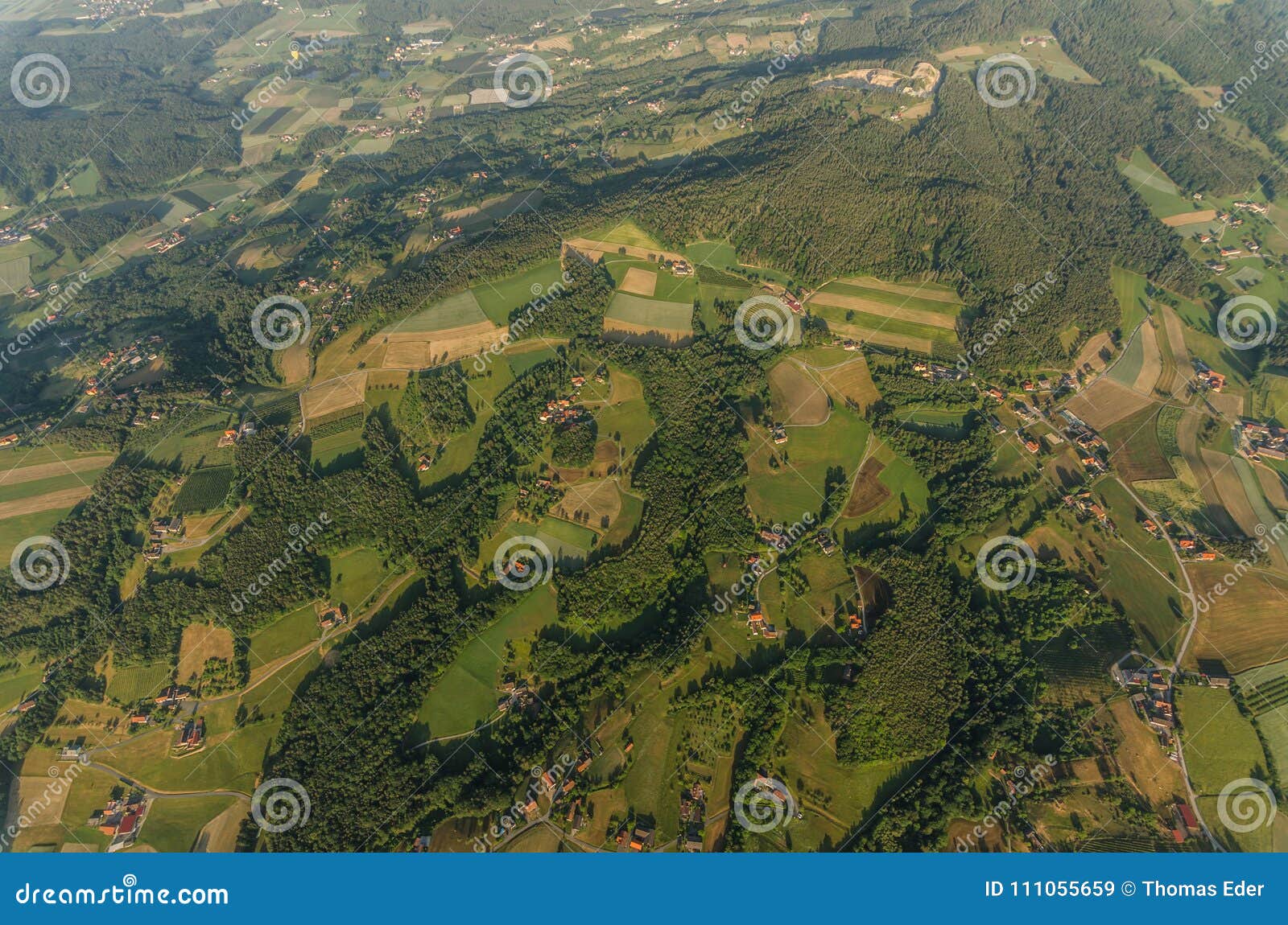 Fields and Fields from Above Stock Image - Image of cover, experience ...