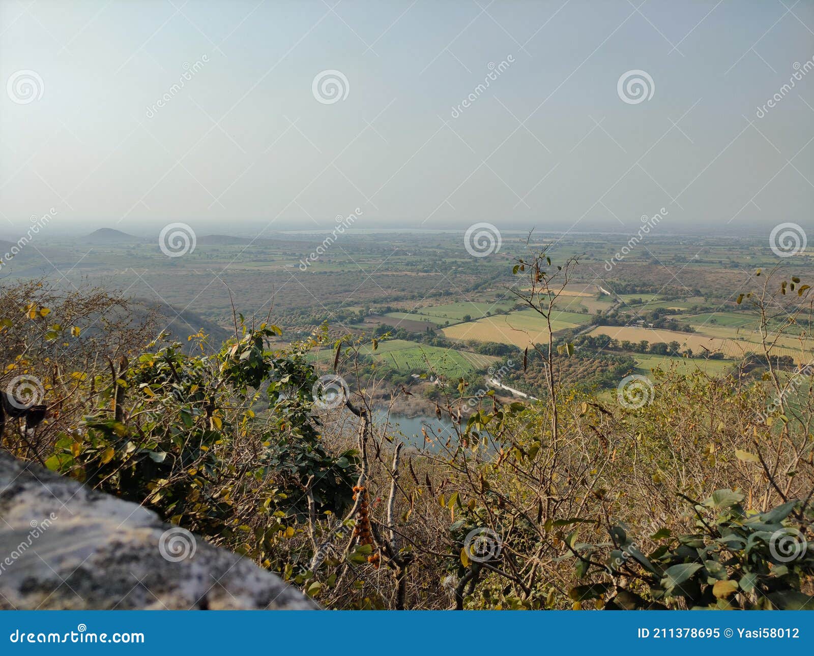 Portrait View of a Mountain Stock Image - Image of wilderness, tower ...