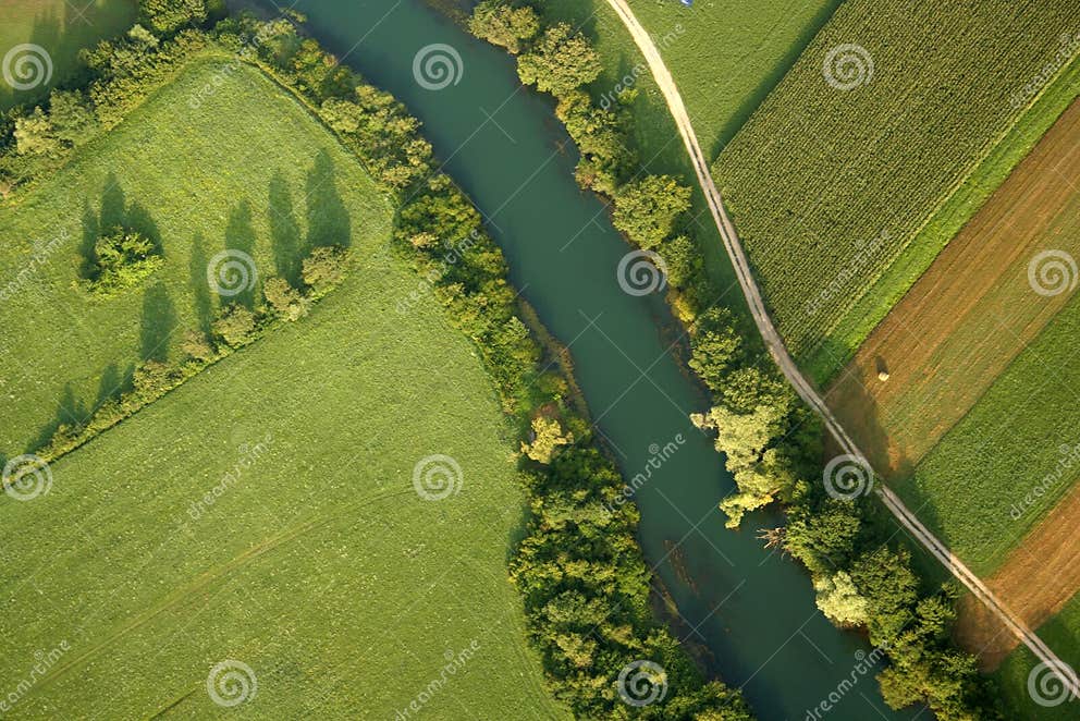 Fields and river stock image. Image of exploration, ljubljanica - 1758429