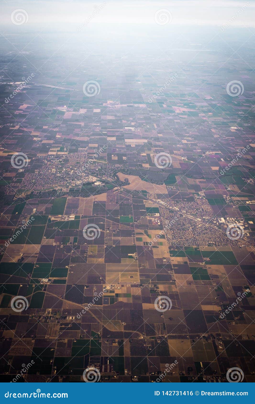 Fields from the sky stock photo. Image of agriculture - 142731416