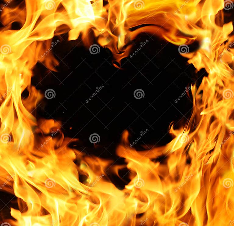 Fier heart stock photo. Image of flame, fire, incendiary - 16849454