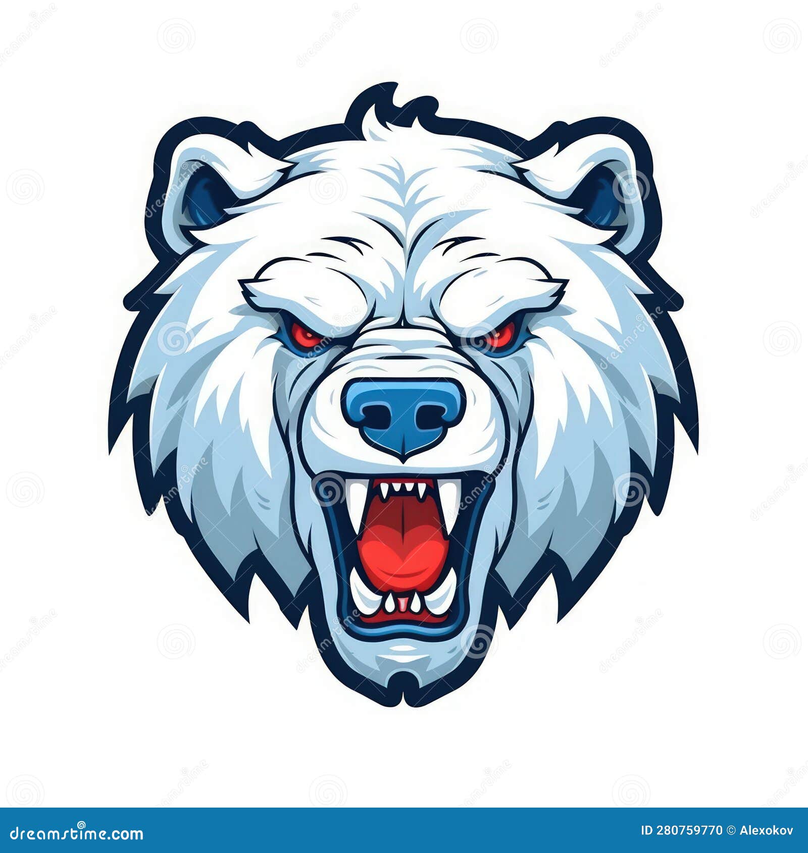 Fierce Bear Esports Logo . stock illustration. Illustration of ...