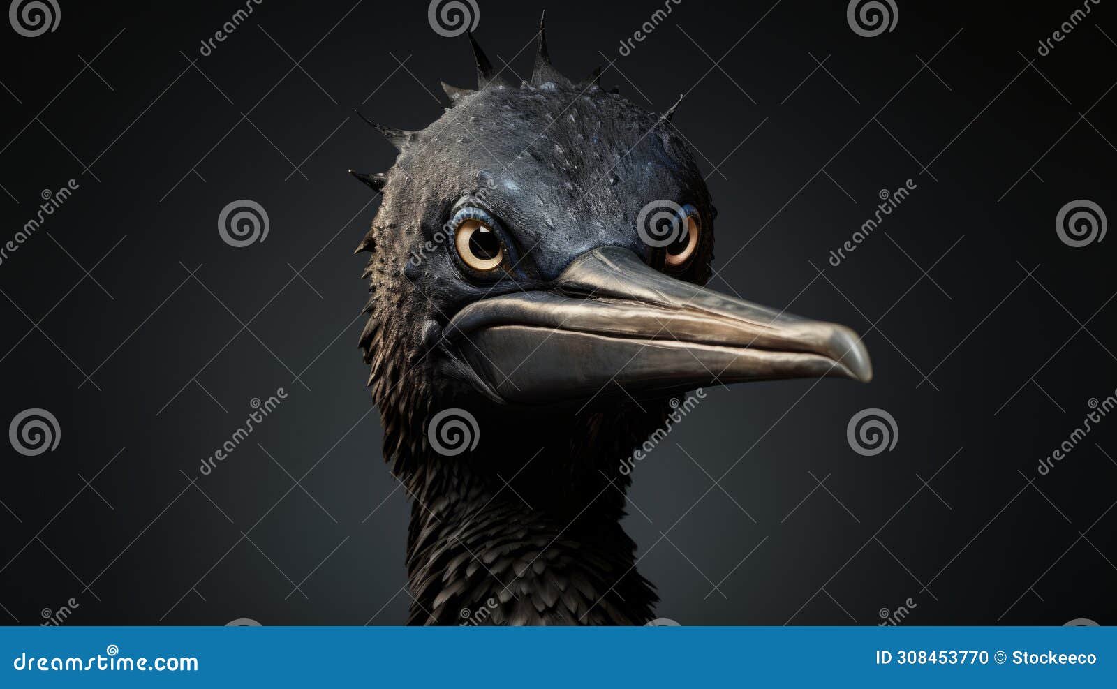 Fierce Bird With Teeth: Unreal Engine Render By Dusan Djukaric Royalty ...