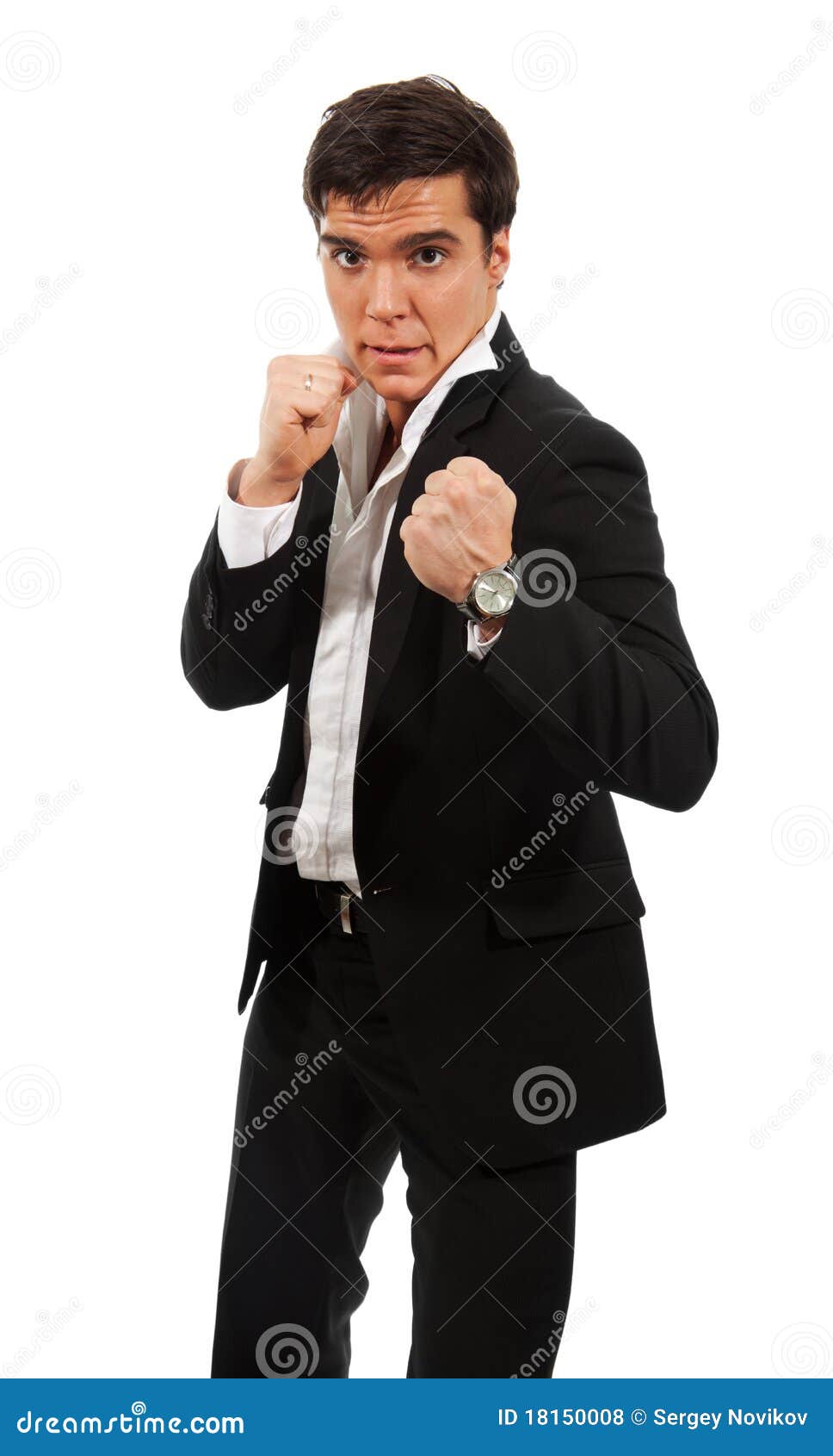 Fierce business stock photo. Image of negativity, business - 18150008