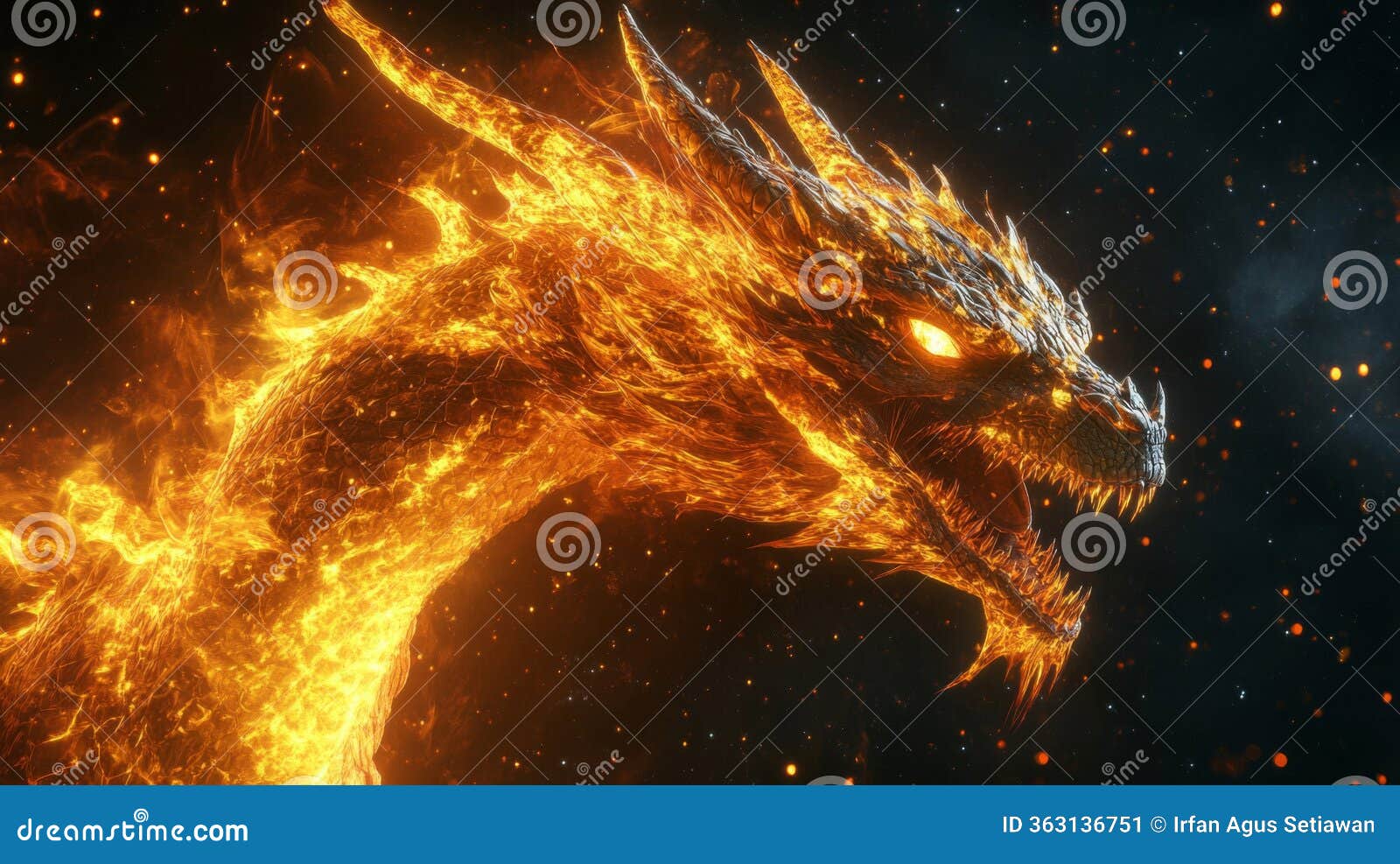 Digital Eye Of Dragon, Illustration Dinosaur Game Concept Background ...