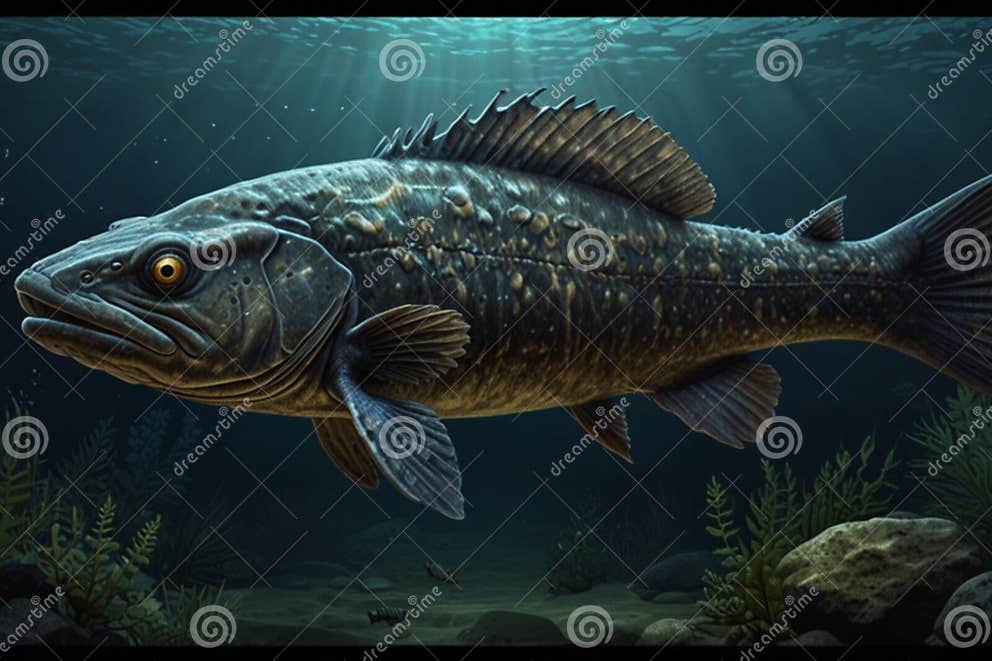 "Fierce Dunkleosteus: Apex Predator of the Devonian Era" Stock ...