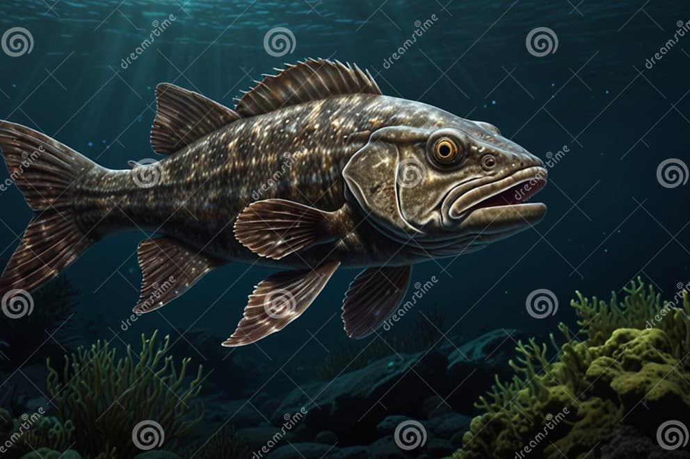 "Fierce Dunkleosteus: Apex Predator of the Devonian Era" Stock ...