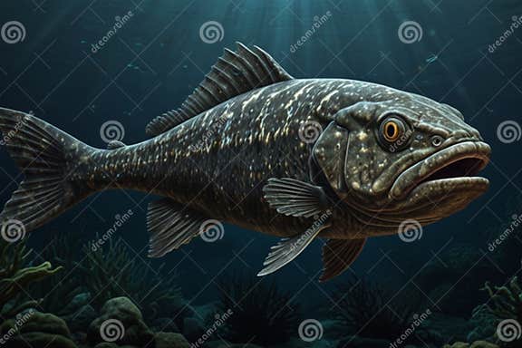 "Fierce Dunkleosteus: Apex Predator of the Devonian Era" Stock ...