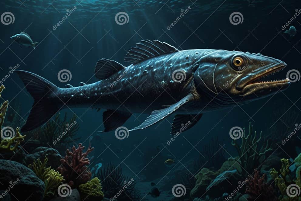 "Fierce Dunkleosteus: Apex Predator of the Devonian Era" Stock ...