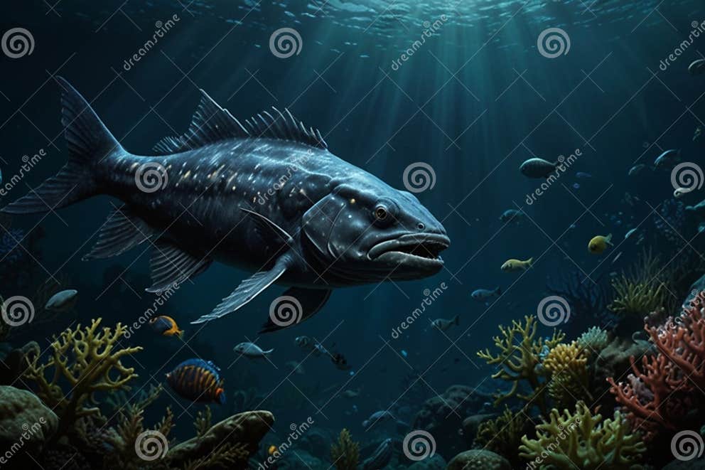 "Fierce Dunkleosteus: Apex Predator of the Devonian Era" Stock ...