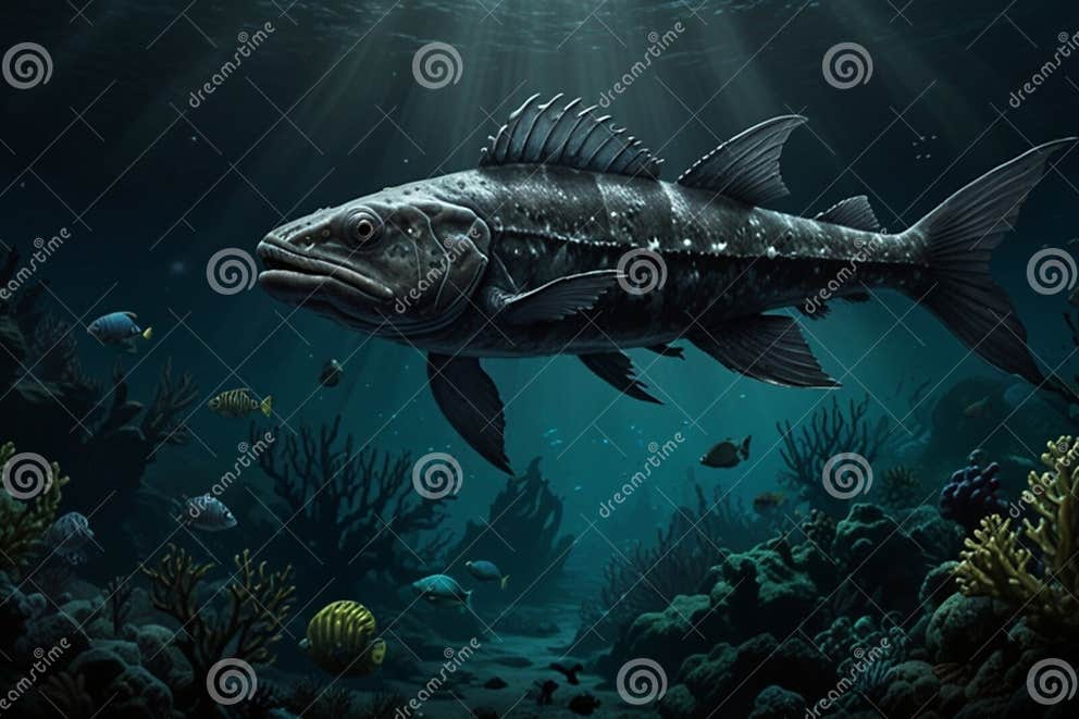 "Fierce Dunkleosteus: Apex Predator of the Devonian Era" Stock ...