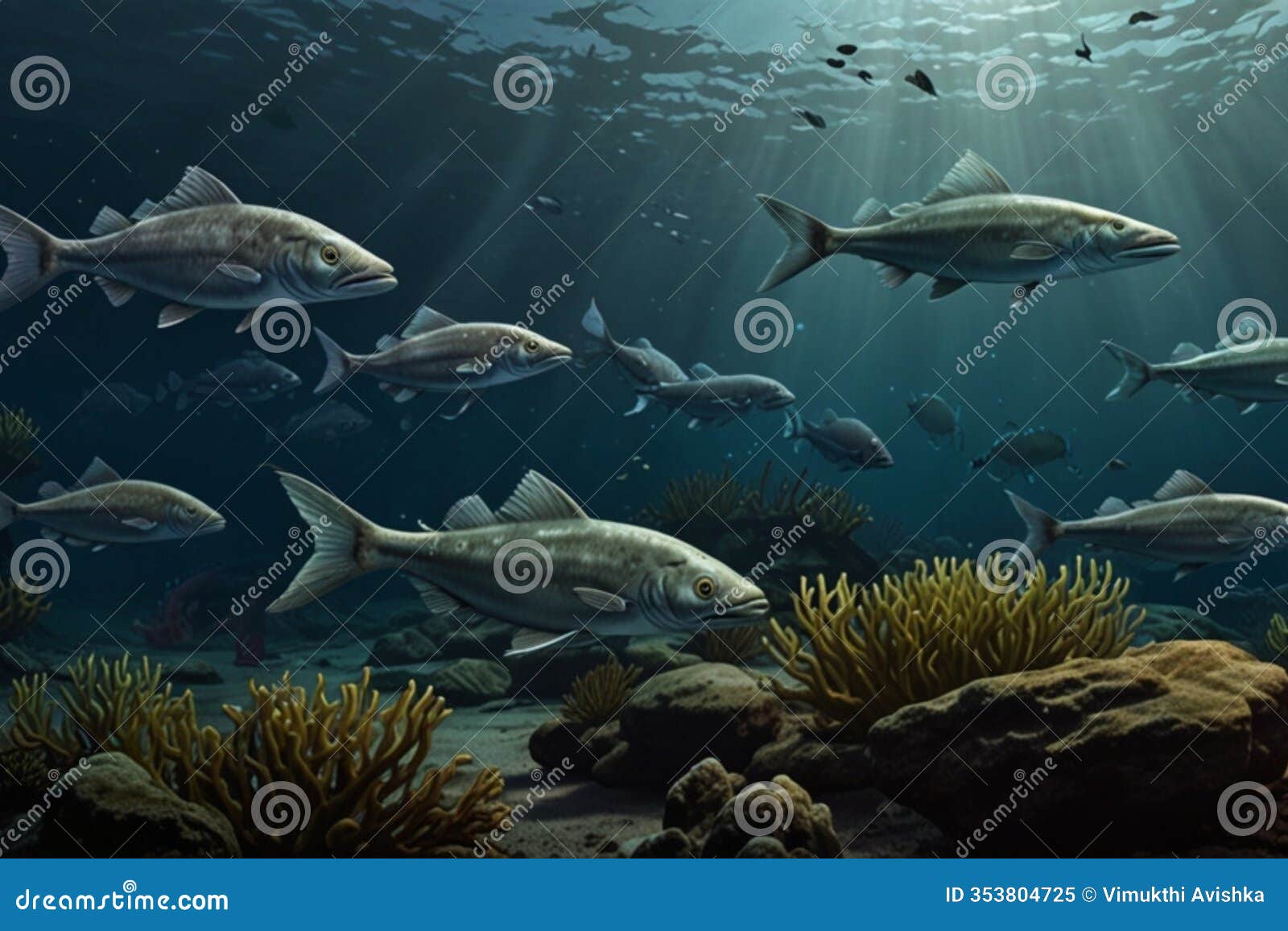 "Fierce Dunkleosteus: Apex Predator of the Devonian Era" Stock ...