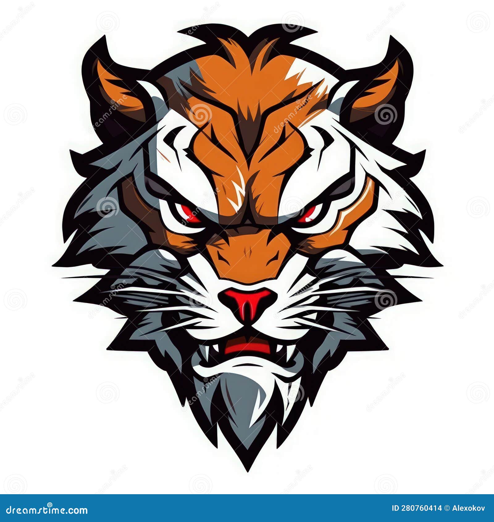 Fierce Esports Logo on White Background . Stock Illustration ...