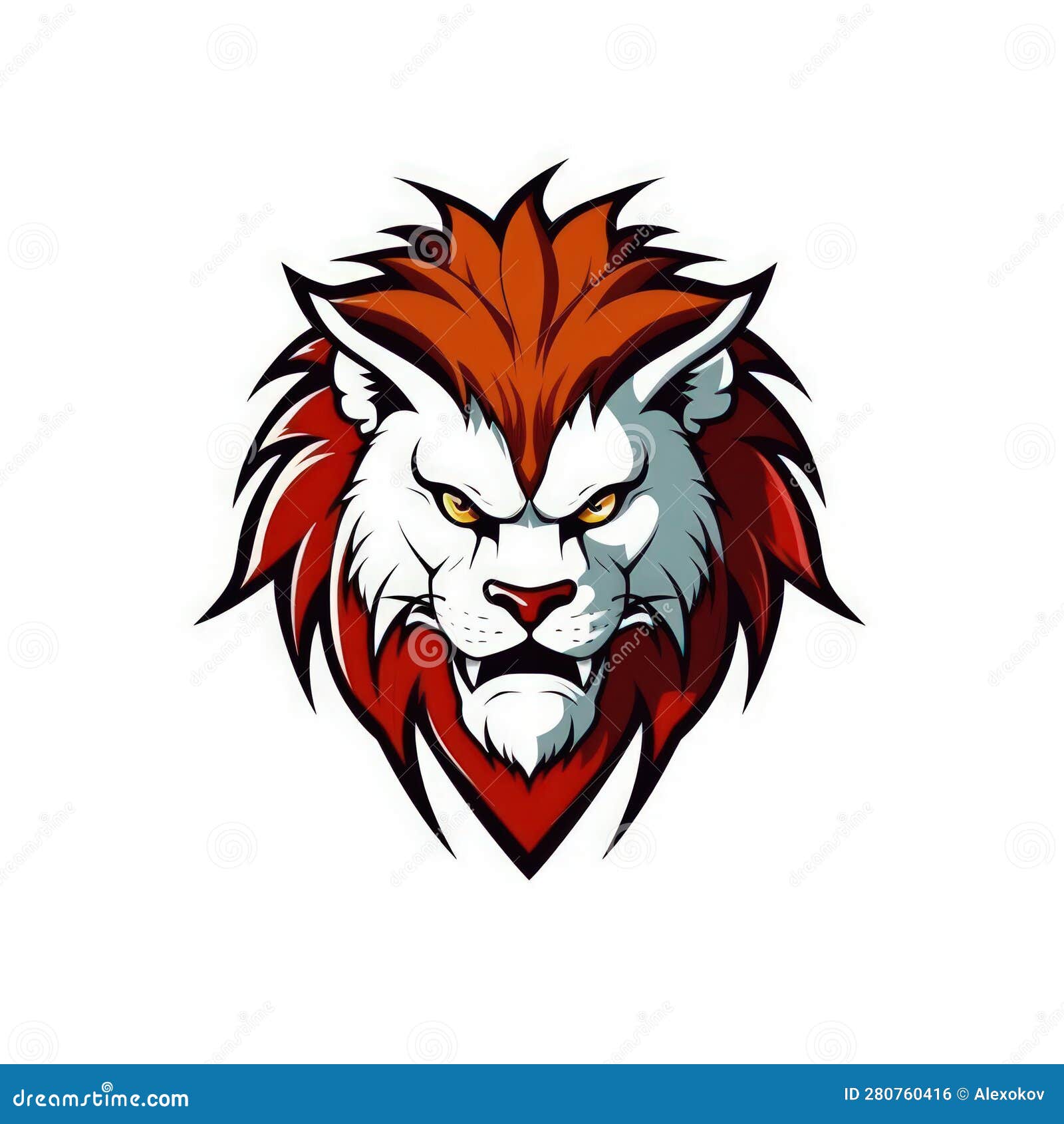 Fierce Esports Logo on White Background . Stock Illustration ...