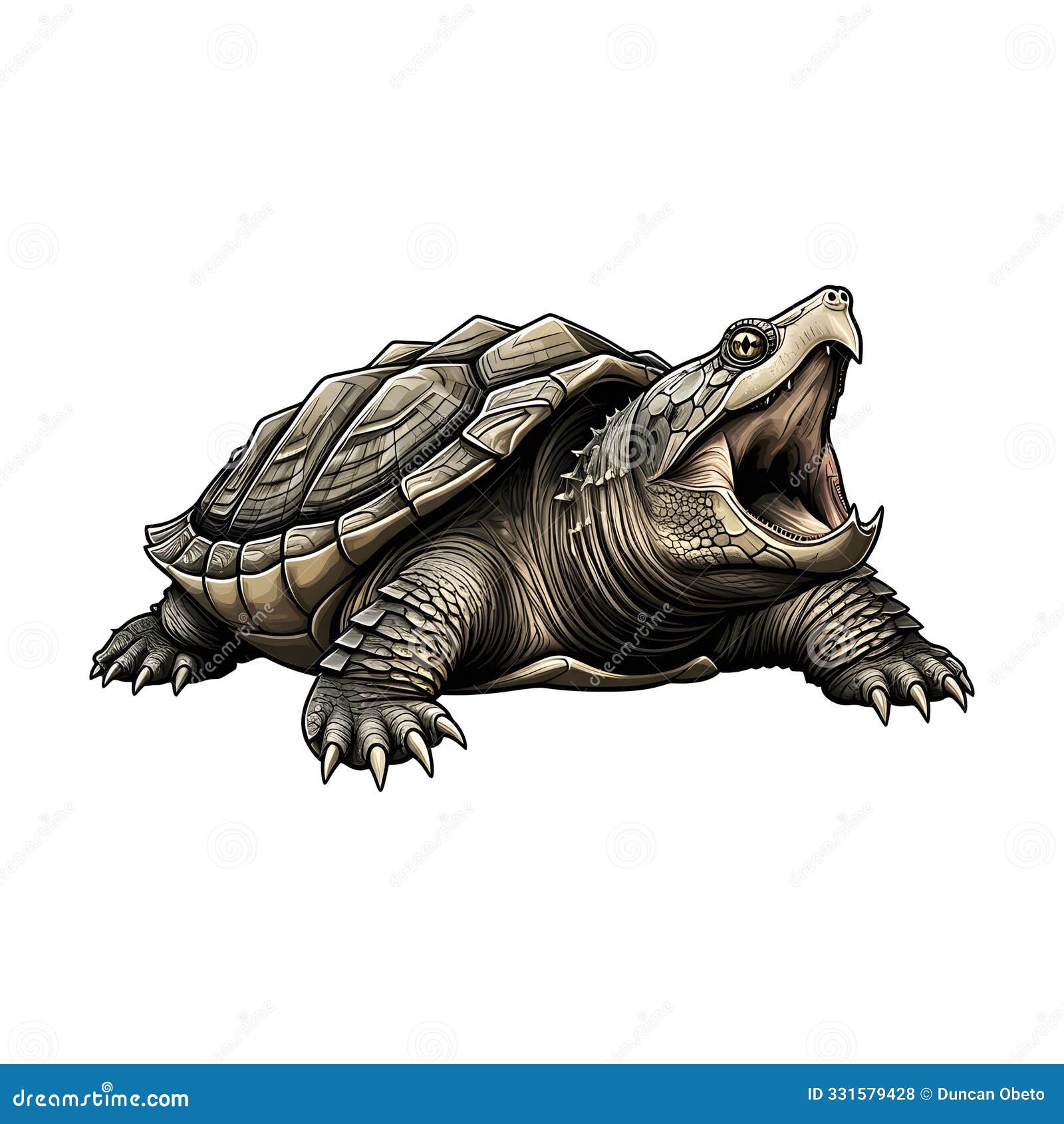 Alligator Snapping Turtle Royalty-Free Stock Photo | CartoonDealer.com ...