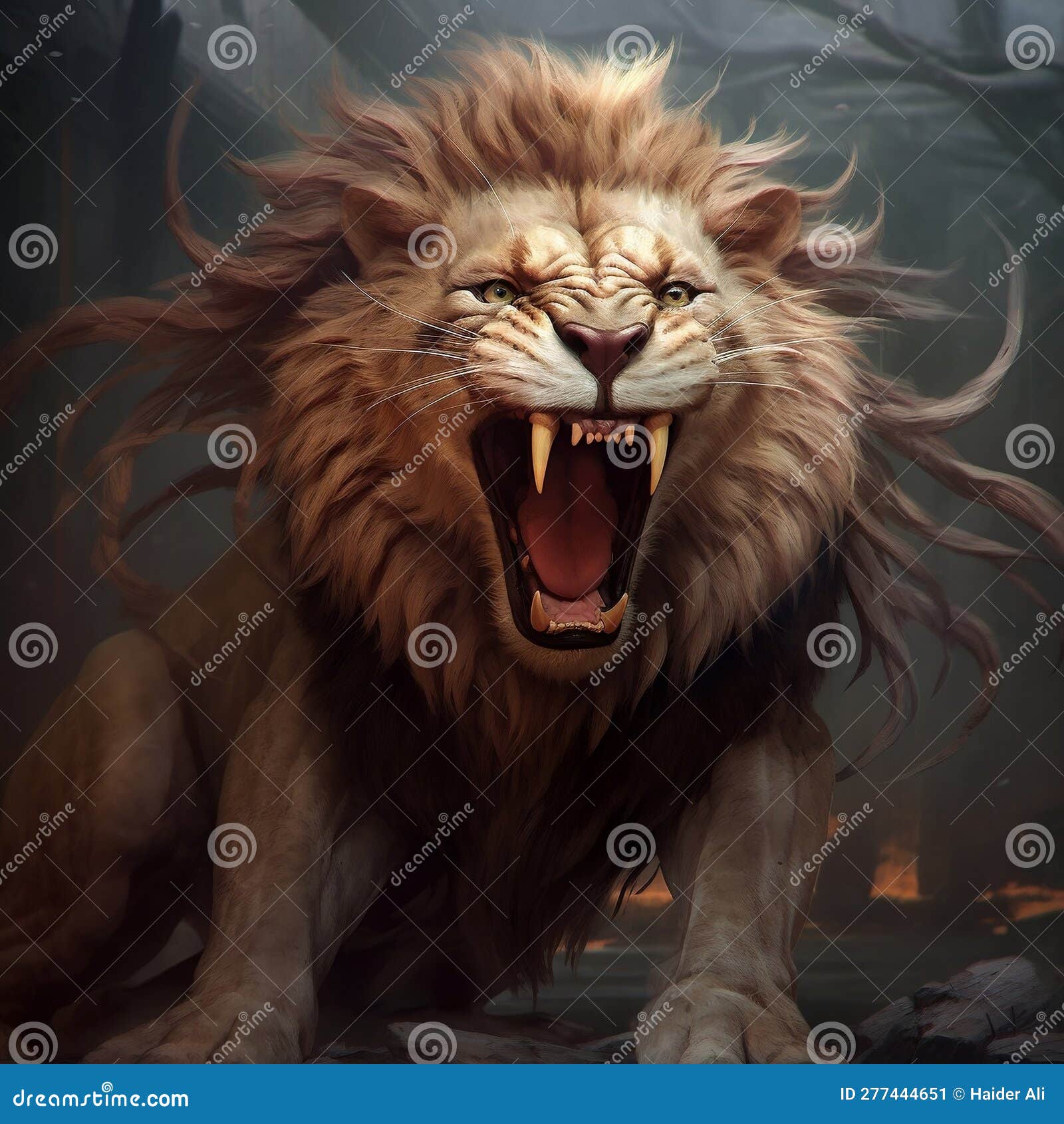 Fierce Lion Logo Royalty-Free Stock Photography | CartoonDealer.com ...