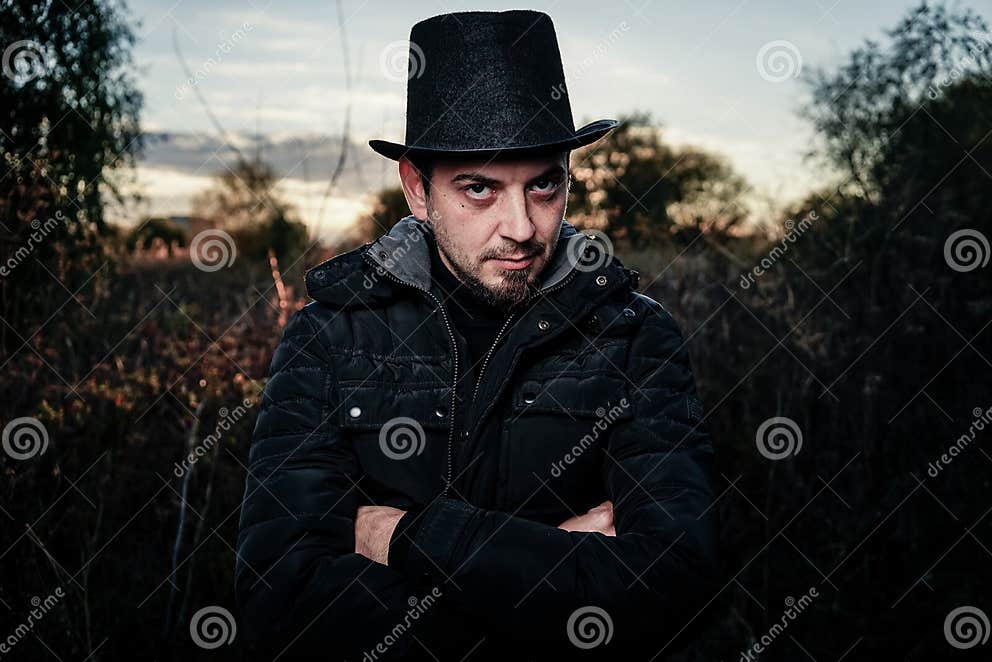 Fierce man stock photo. Image of expression, outdoors - 103414272
