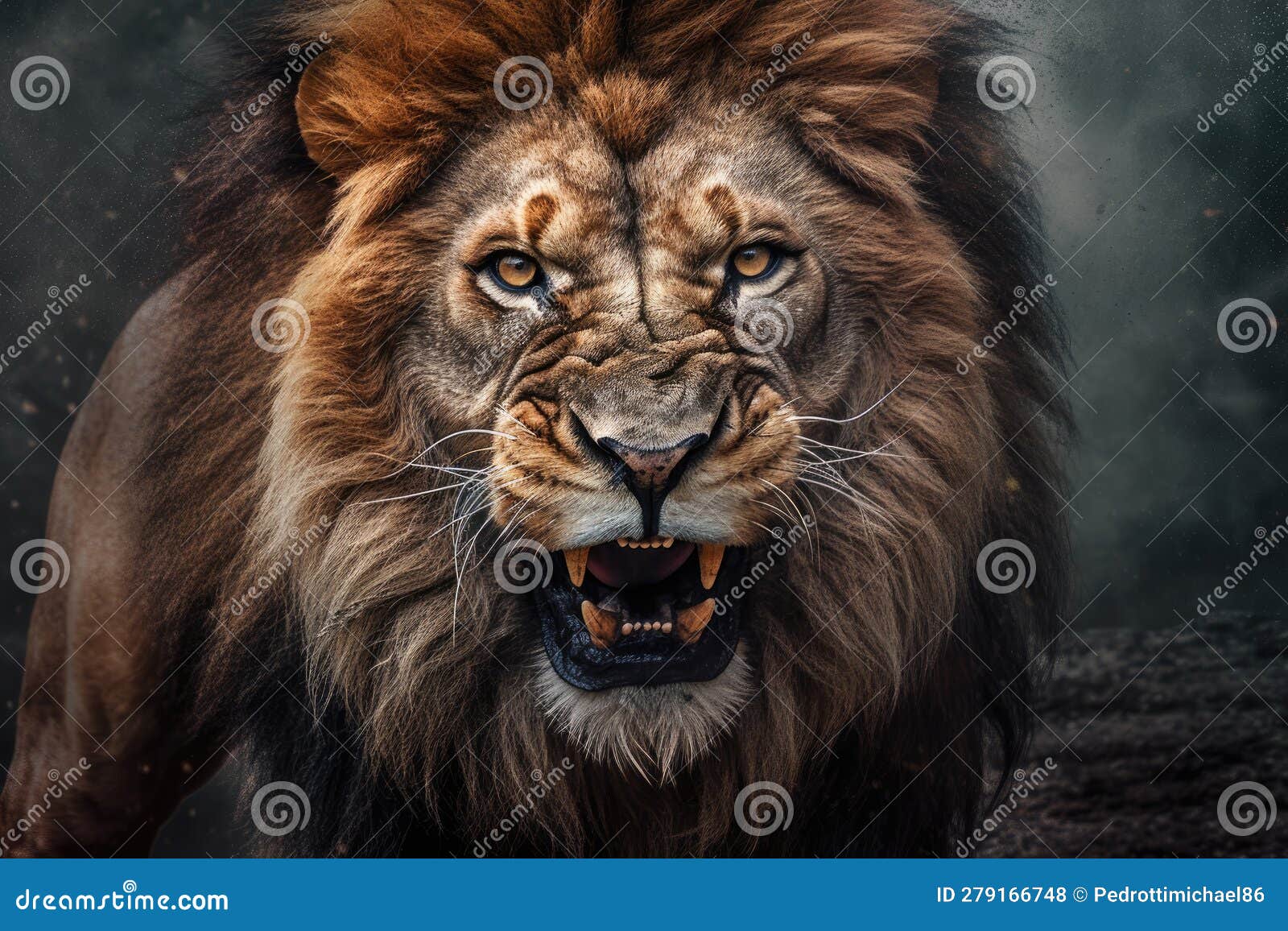 Fierce Predator stock illustration. Illustration of portrait - 279166748
