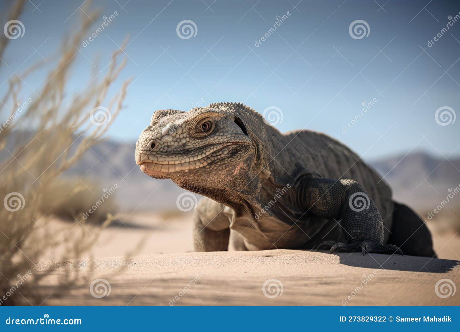 A Predatory Scaly Beast With Flying Wings, Generative AI Stock Photo ...