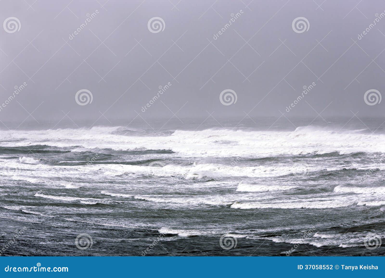 Fierce Winter Atlantic Ocean Stock Photo - Image of coastline, beauty ...