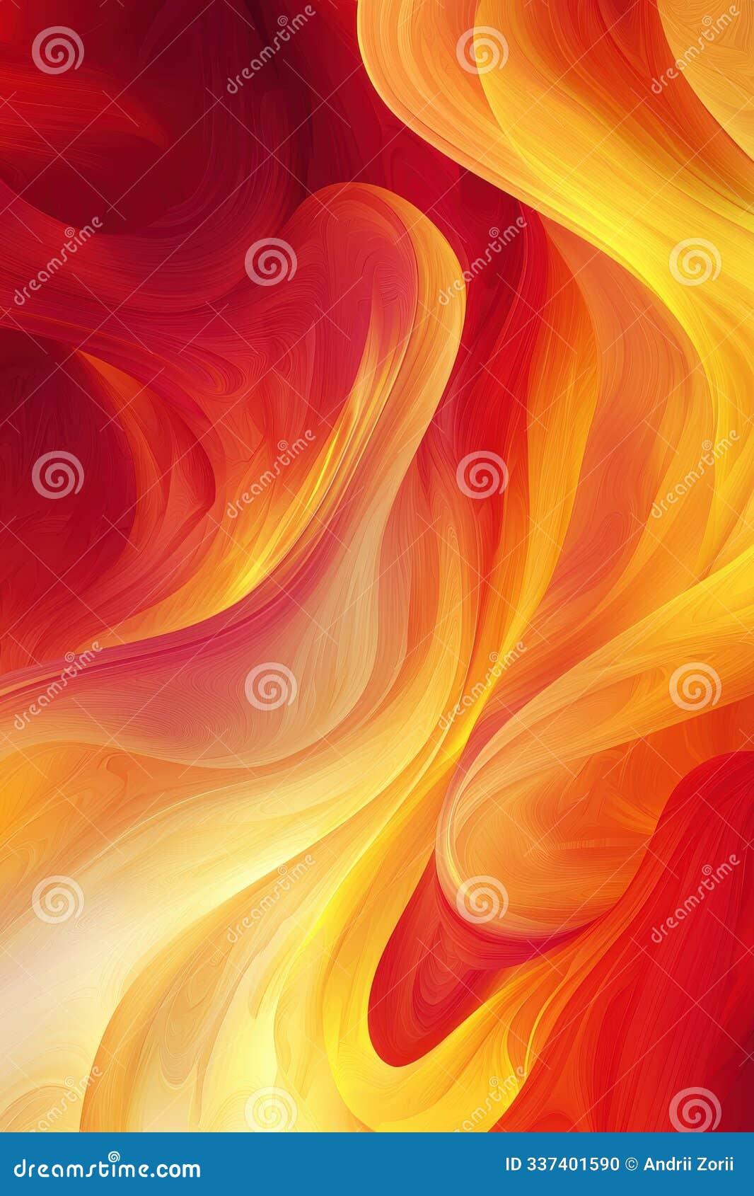 Fiery Abstract Gradient in Red, Orange, and Yellow - Dynamic, Flame ...