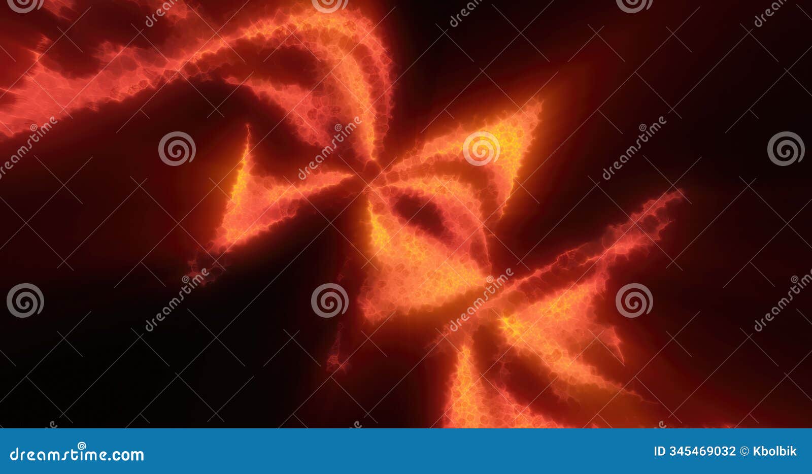 Fiery Abstract Spiral Shape with Vibrant Orange and Red Textures on a ...