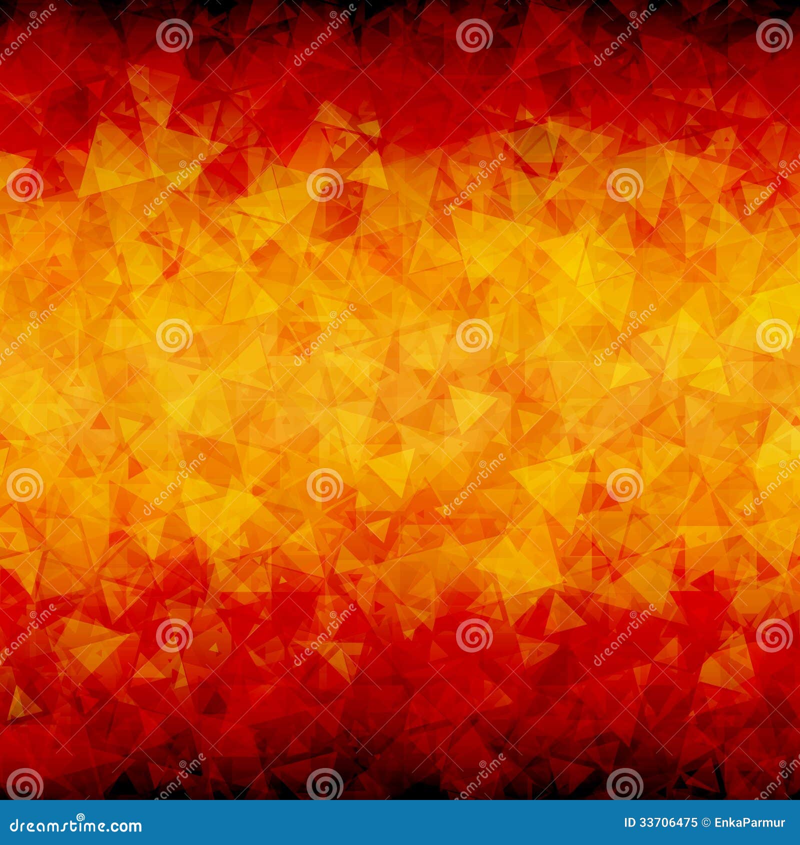 Fiery Abstract Triangle Background Horizontal Stock Vector ...